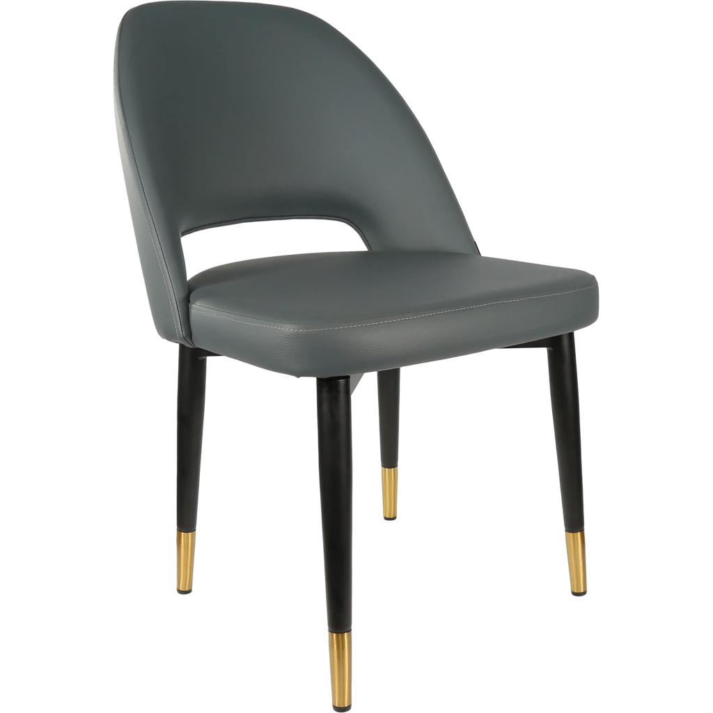 Shop Semifreddo Chair with Black Metal 450h Legs | Melbourne - Richmond Office Furniture