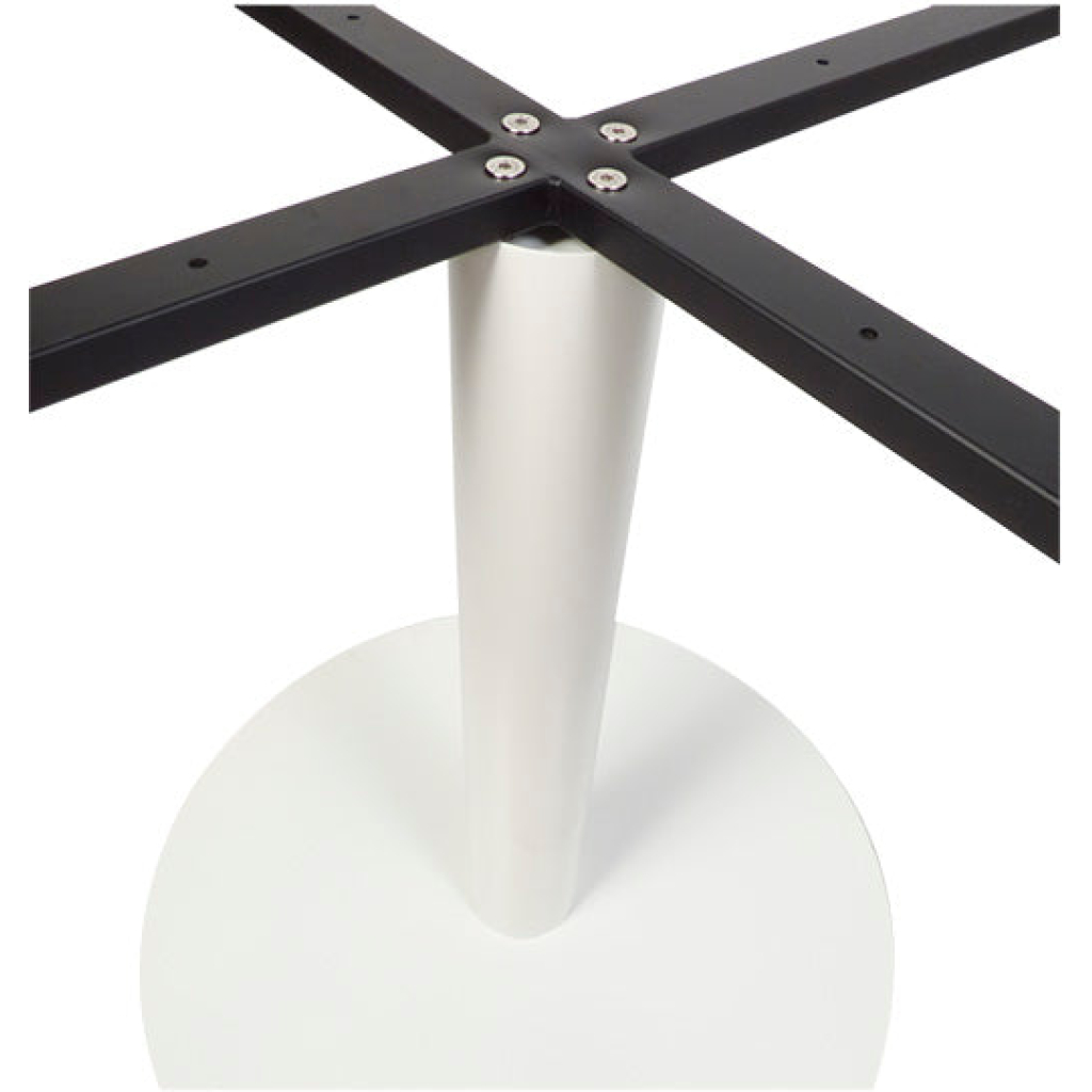 Shop Porto Table Base 720mm Disc White | Melbourne - Richmond Office ...