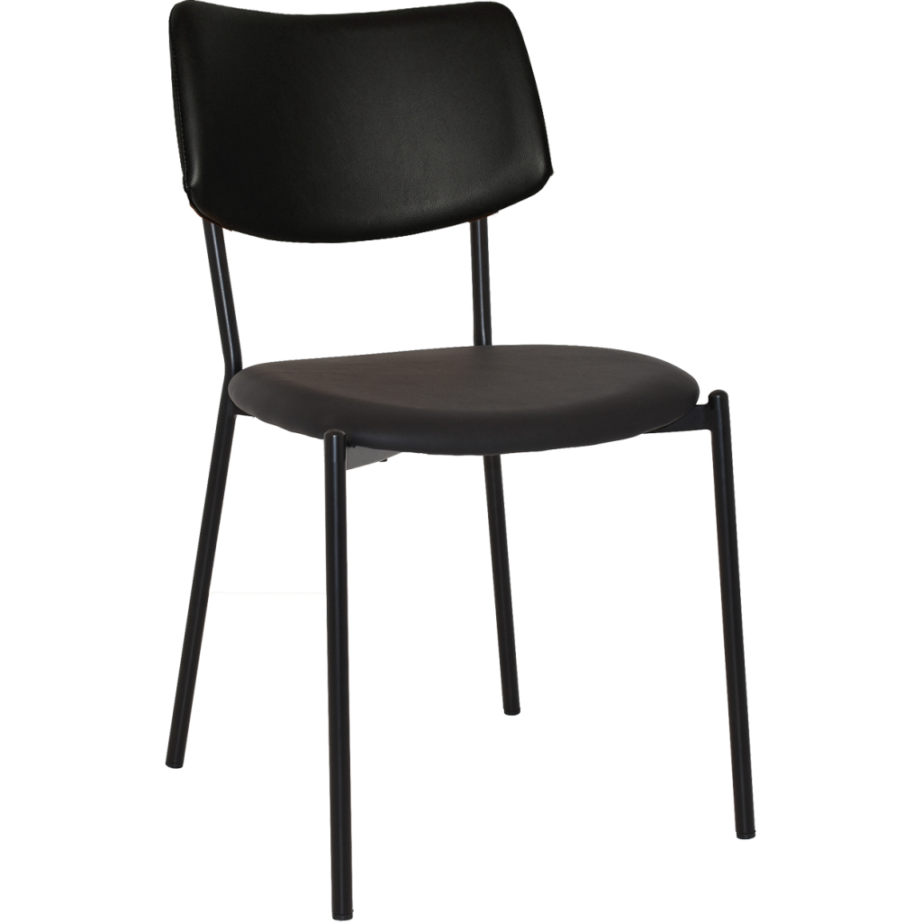 Shop Texas Chair Black Vinyl | Melbourne - Richmond Office Furniture